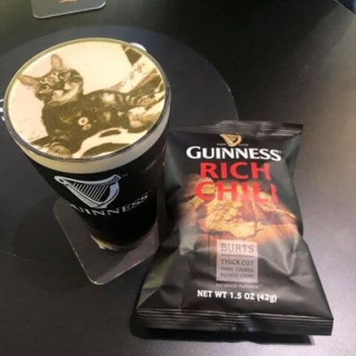Beer Printer - Guinness Pure Black Experience Hall in Hong Kong